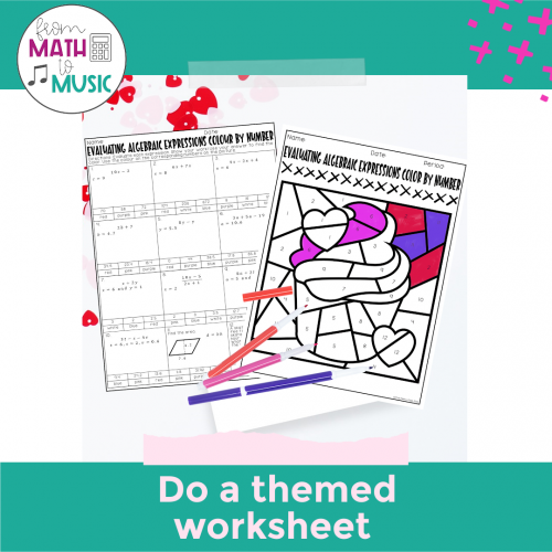 6 Valentine's Day Math Activities for Middle Schoolers - From Math to Music